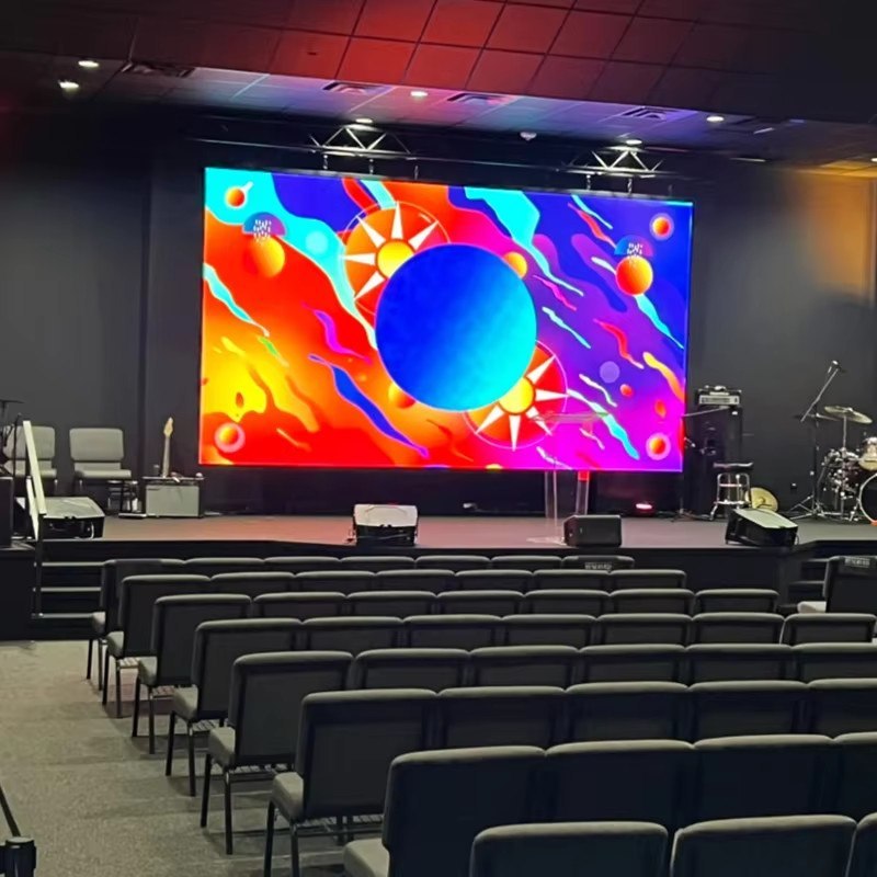 Indoor Best HD LED stage Backdrop Screen For Church & Concert P1.5 P1.9 ...